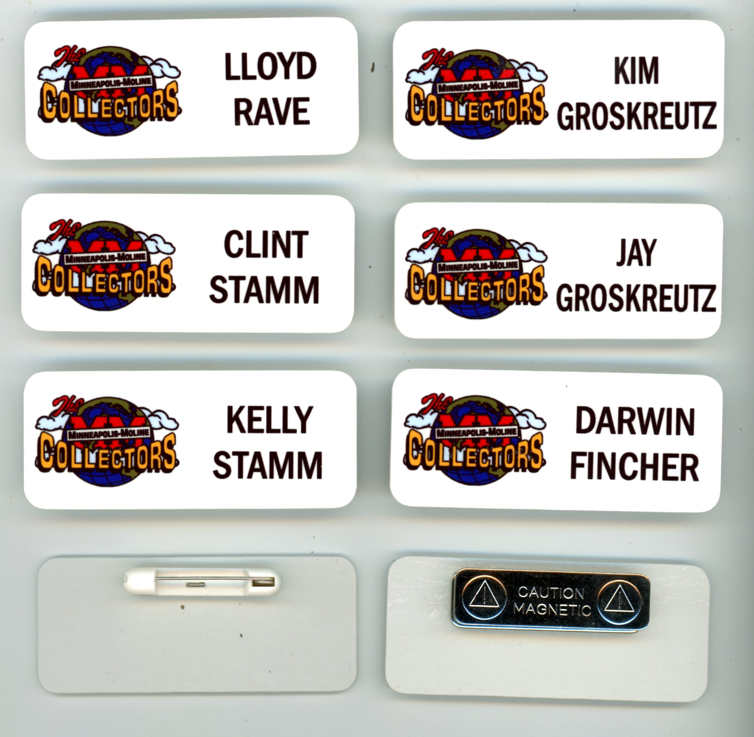 MMCI Name Tags | Minneapolis Moline - MM CI